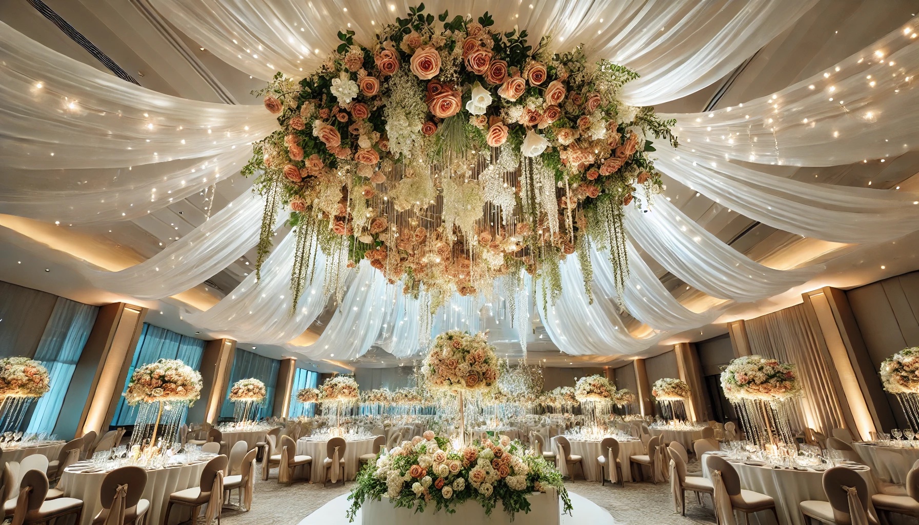 Décoration de plafond pour mariage : 5 idées éblouissantes - Premium Décor